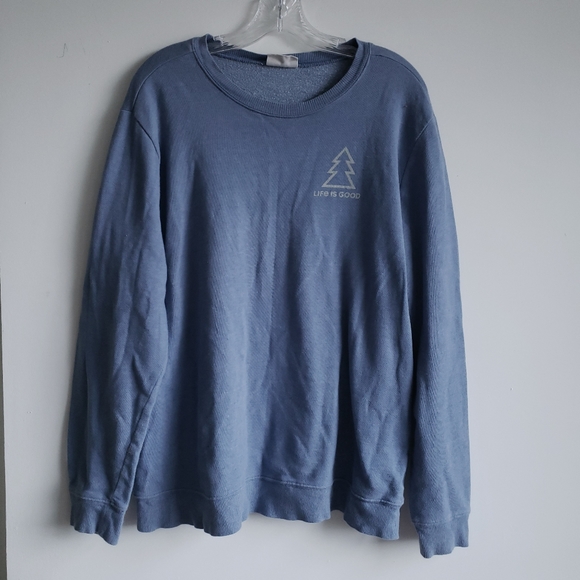 Life Is Good | Sweaters | Life Is Good Heart Print Pullover Sweatshirt ...